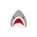 Shark Emoji Embroidered Iron on Patch - Etsy
