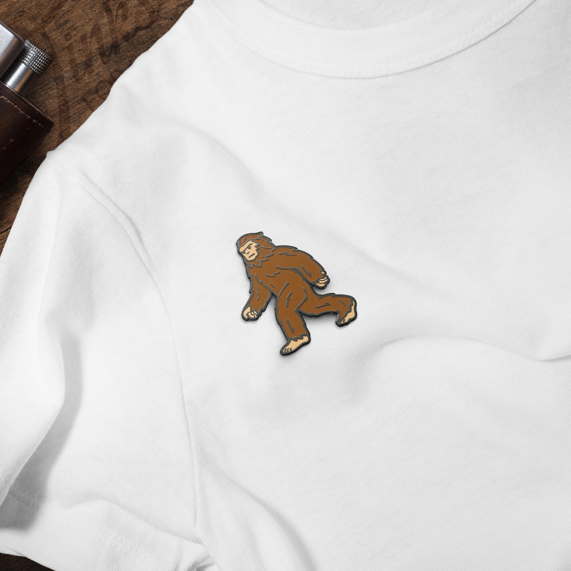 Bigfoot Sasquatch Hard Enamel Lapel Pin | Etsy