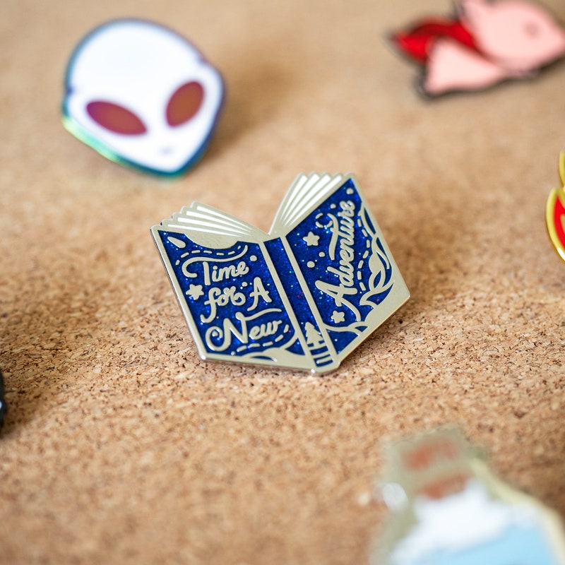 Book Pin - Etsy