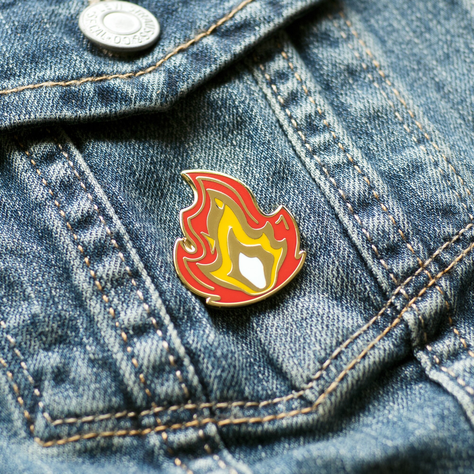 It's Fire Hard Enamel Lapel Pin - Etsy