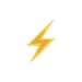 High Voltage Sign Metallic Lightning Bolt Emoji Embroidered Iron on ...