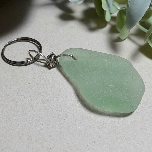 Sea Glass Keychain - Etsy