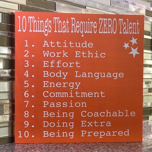 10 Things That Require ZERO TALENT/ Office Sign/teenage Gift/graduation ...