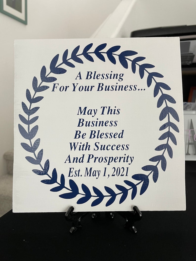 A Blessing for a New Business..a Great Gift for Any Business - Etsy