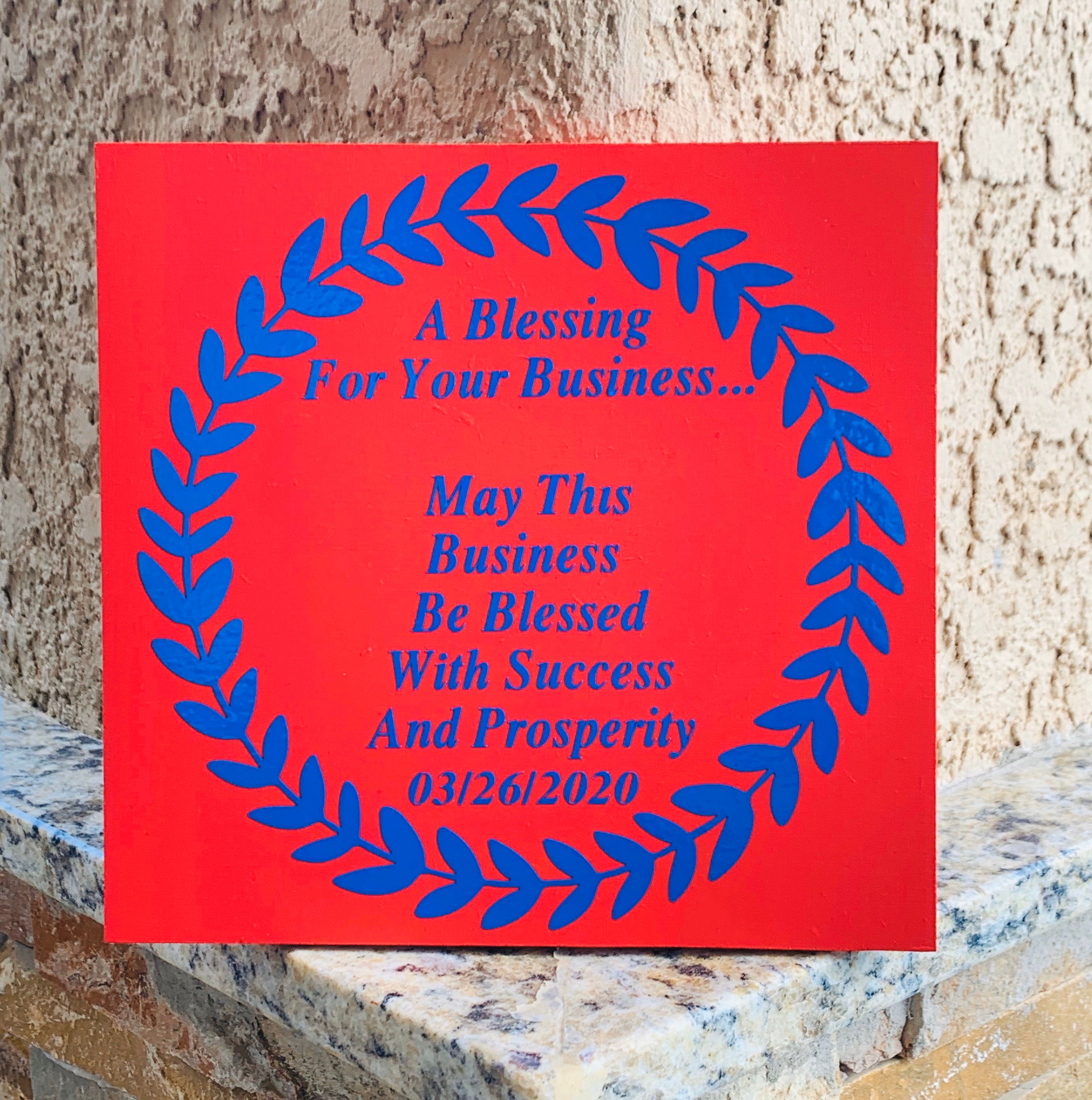 A Blessing for a New Business..a Great Gift for Any Business - Etsy