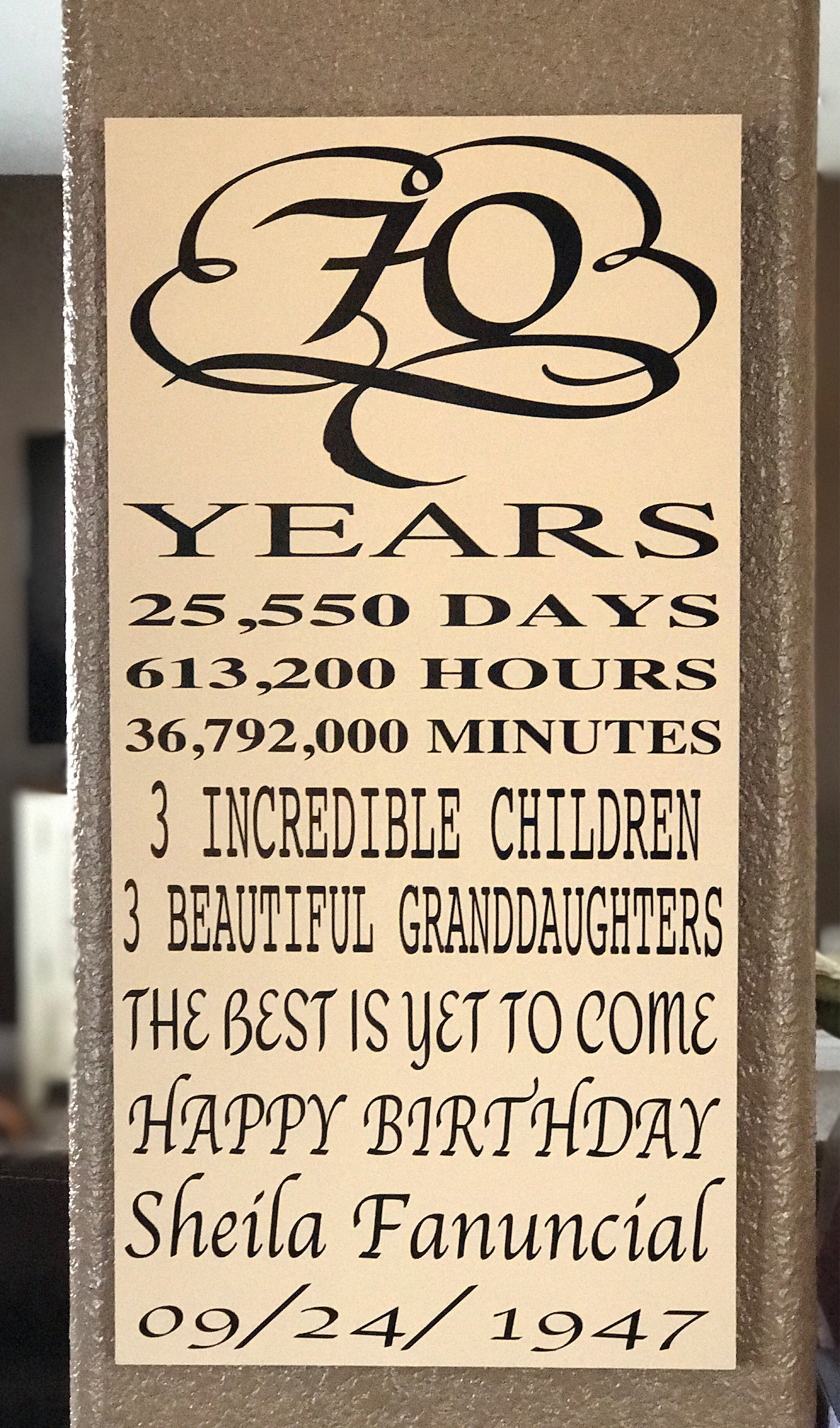 80 Years Old Wood Sign Customized/80 Birthday/grandparents - Etsy