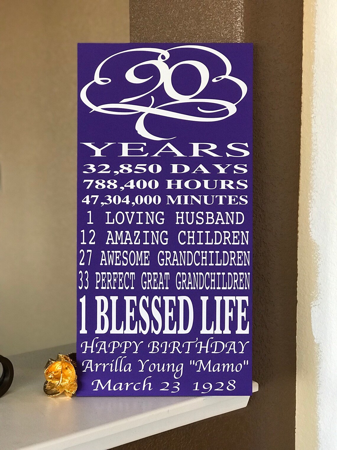 80 Years Old Wood Sign Customized/80 Birthday/grandparents - Etsy