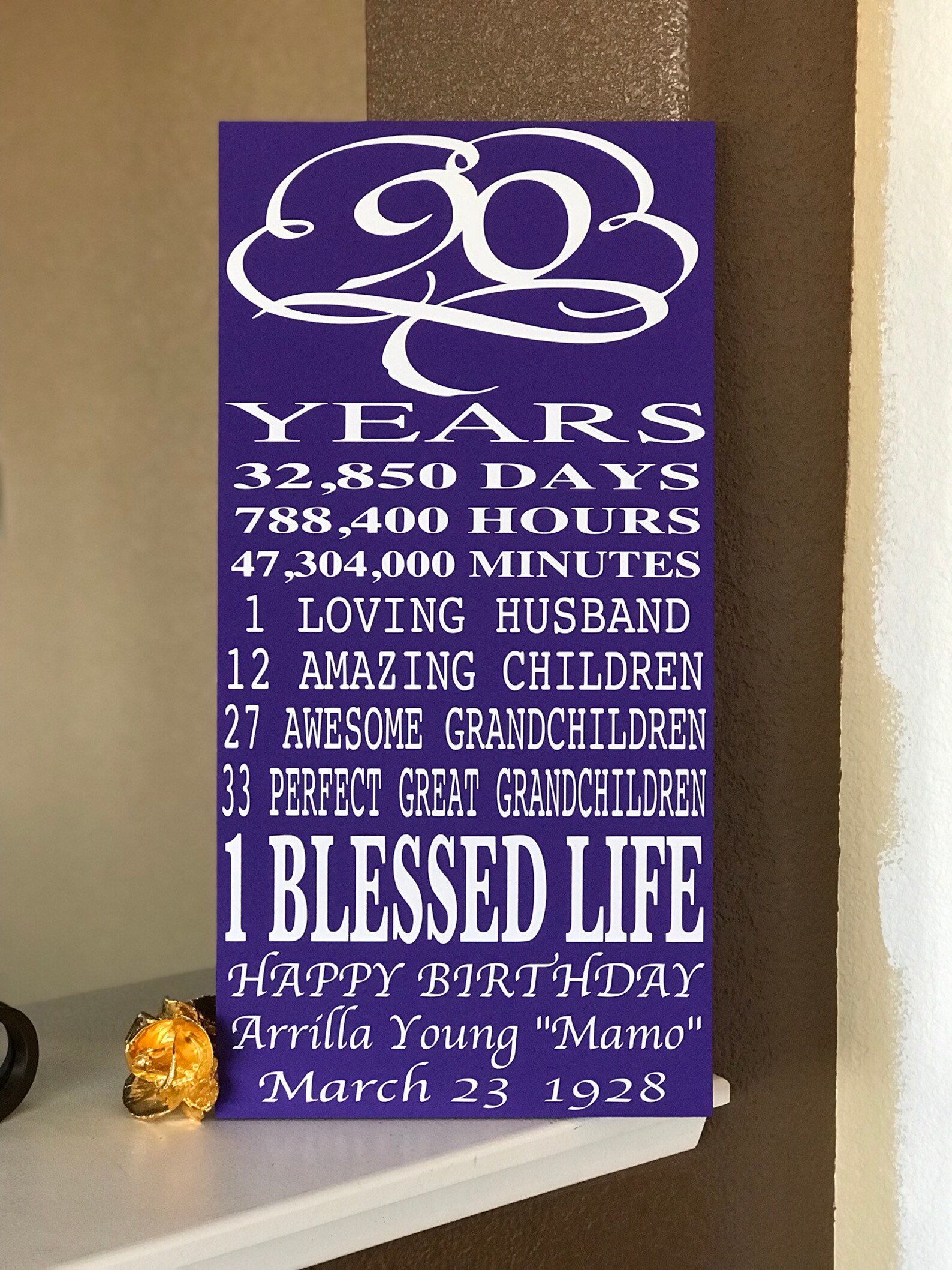 80 Years Old Wood Sign Customized/80 Birthday/grandparents - Etsy