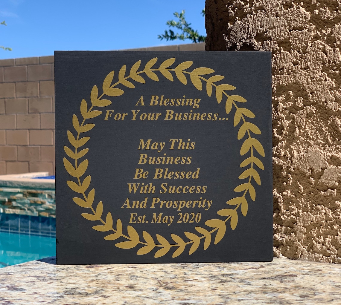 A Blessing for a New Business..a Great Gift for Any Business - Etsy