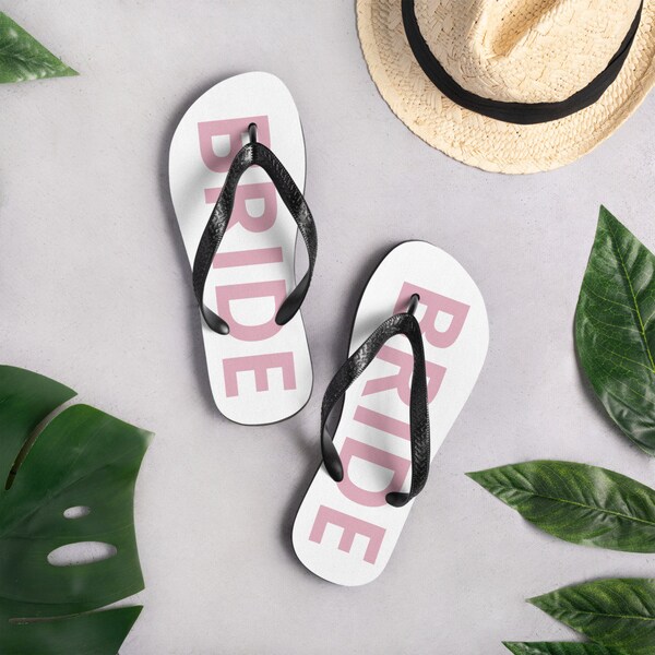Bride Flip Flops - Etsy