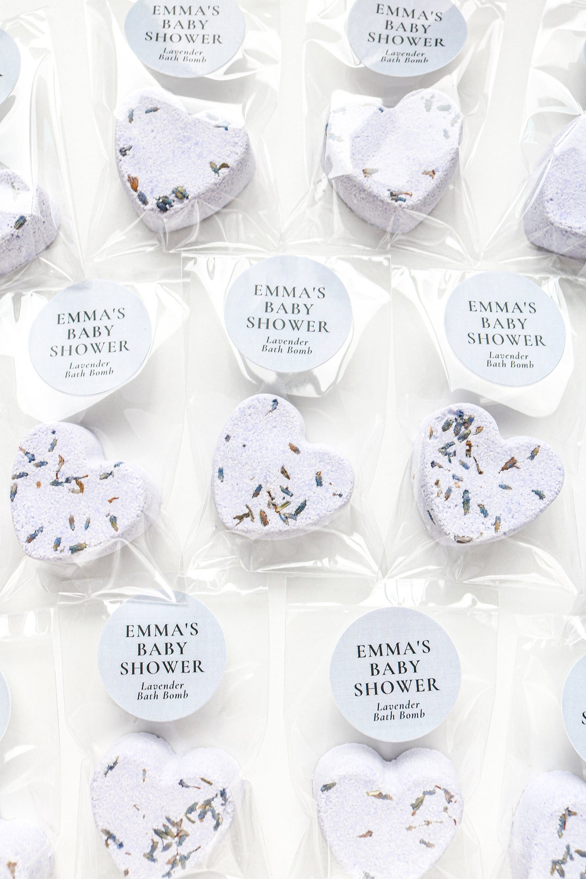 Personalized Lavender Bath Bomb Favors, Baby Shower Favors, Bridal ...