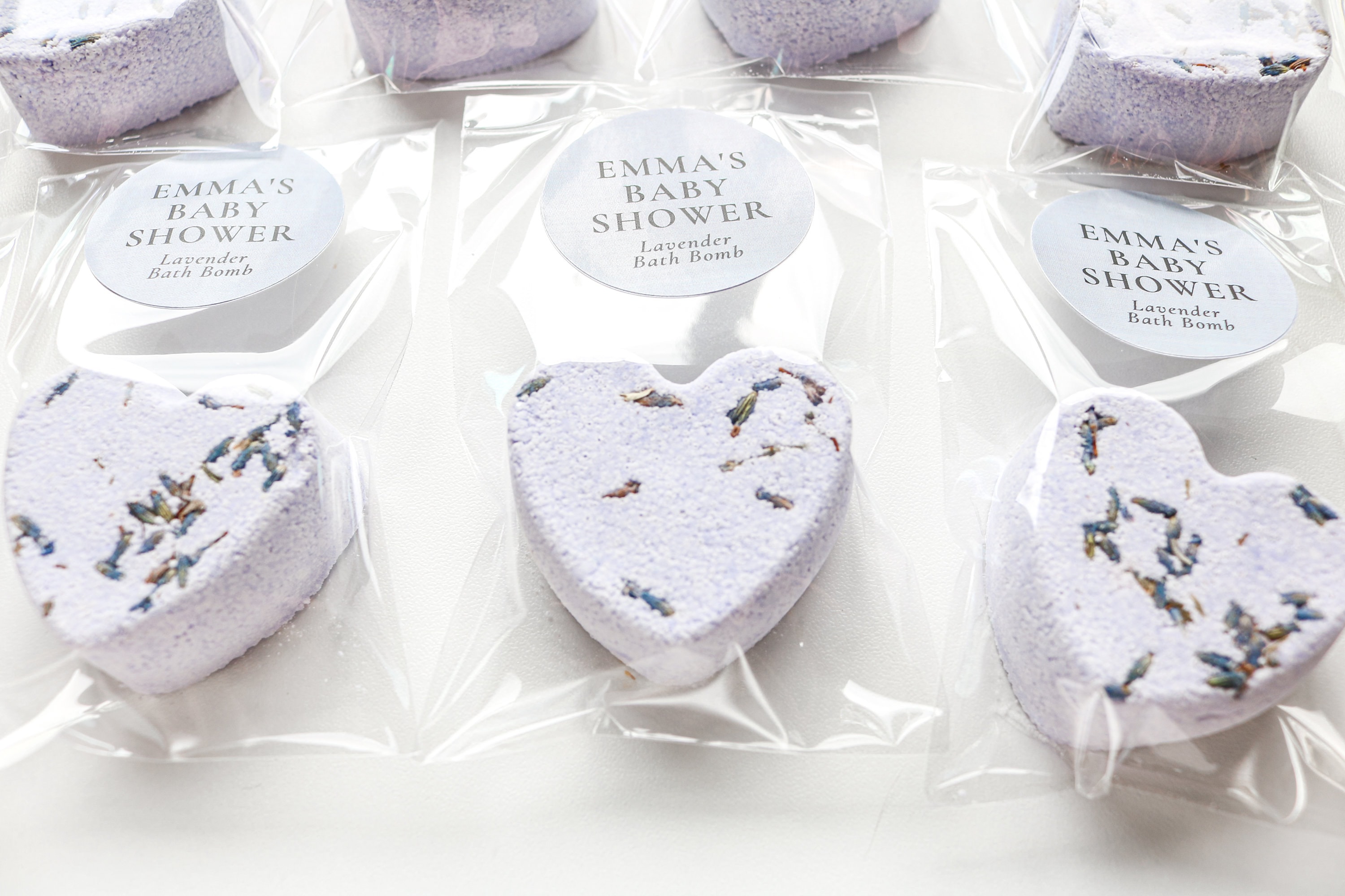Personalized Lavender Bath Bomb Favors, Baby Shower Favors, Bridal ...