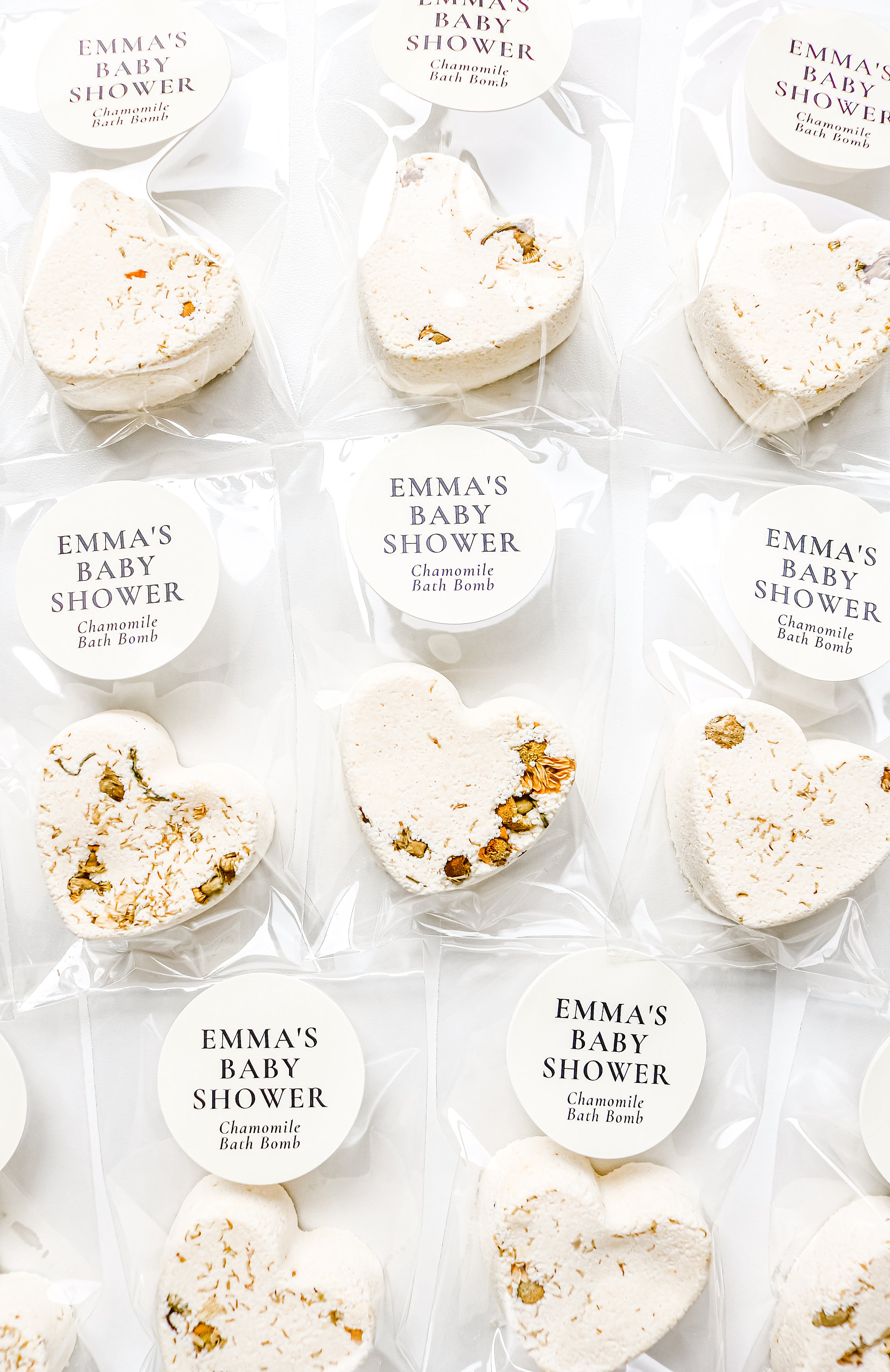 Personalized Chamomile Bath Bomb Favors Baby Shower Favors - Etsy