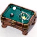 Mini Pool Table Ring Dish, Jewelry Keeper Sculpture, Unique Billiard ...