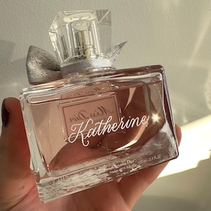 Handcrafted Perfume Bottle Calligraphy Engraving | Personalized ...