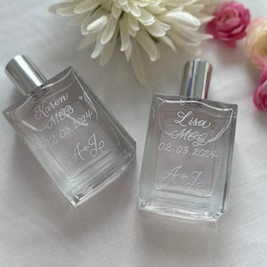 Handcrafted Perfume Bottle Calligraphy Engraving | Personalized ...