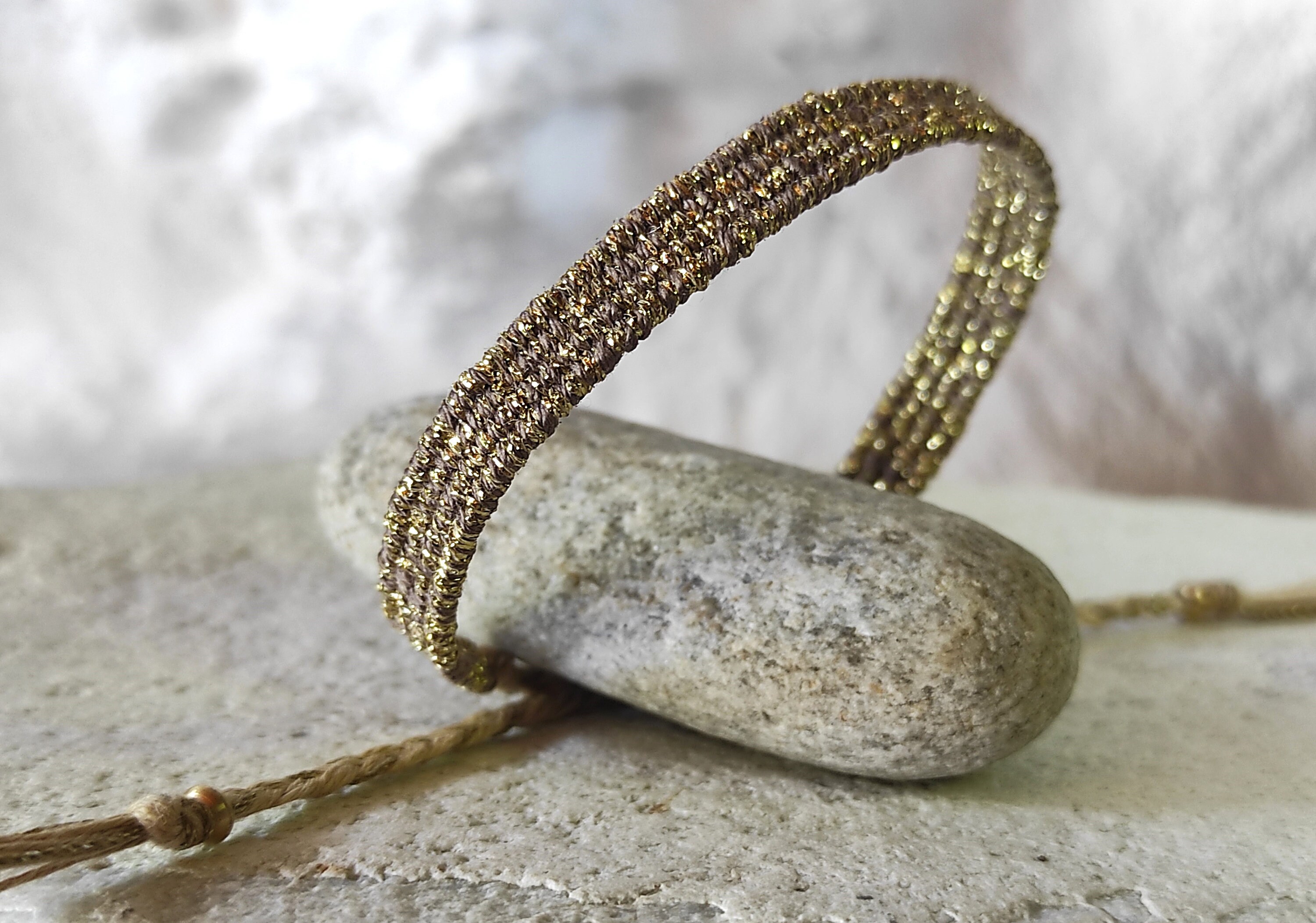 Dark woven bracelet store