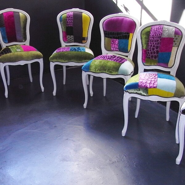 Patchwork Chair - Etsy UK