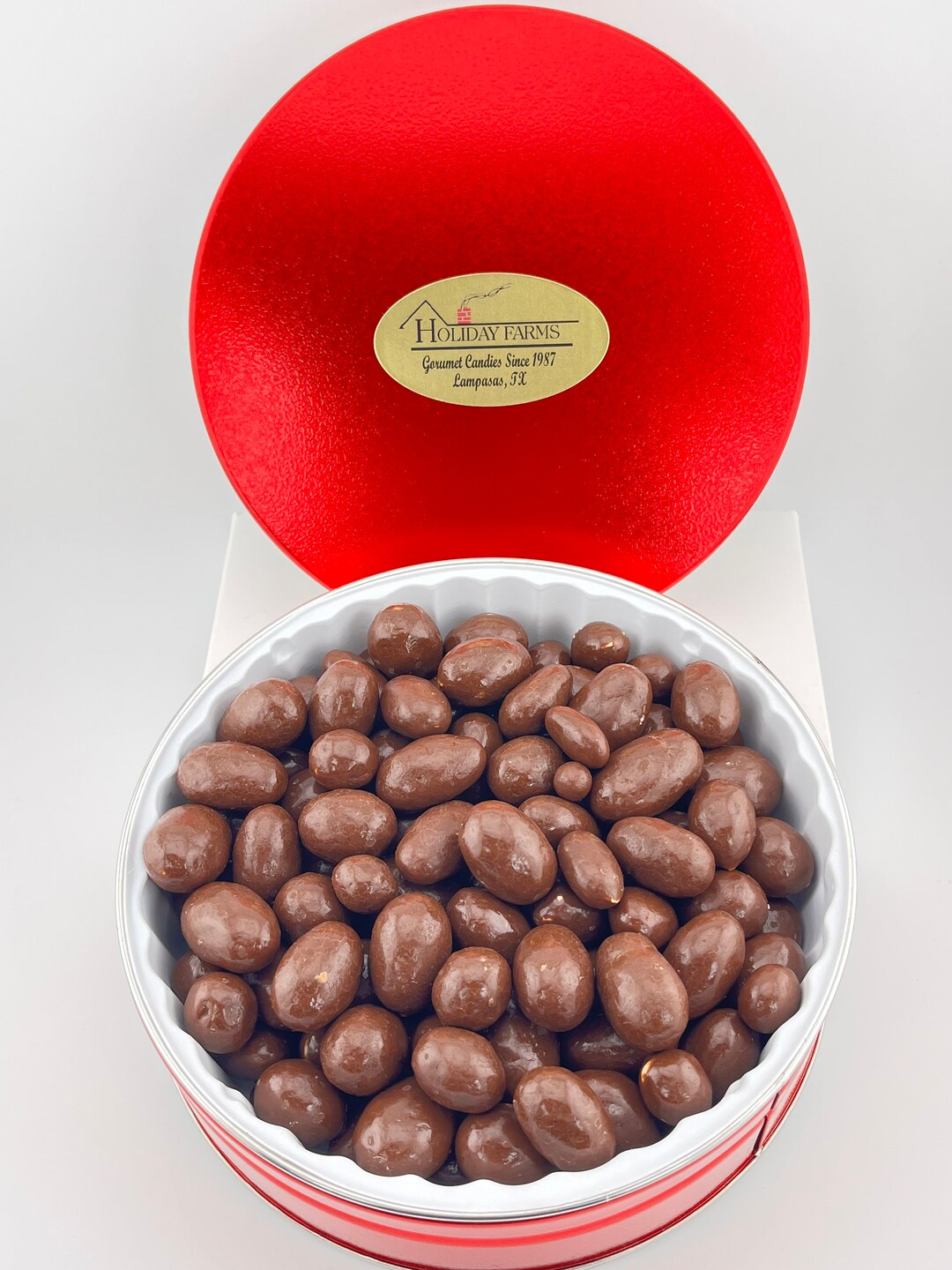 1 Lb. Sugar Free (no Sugar Added) Chocolate Covered Almonds Gift Tin ...