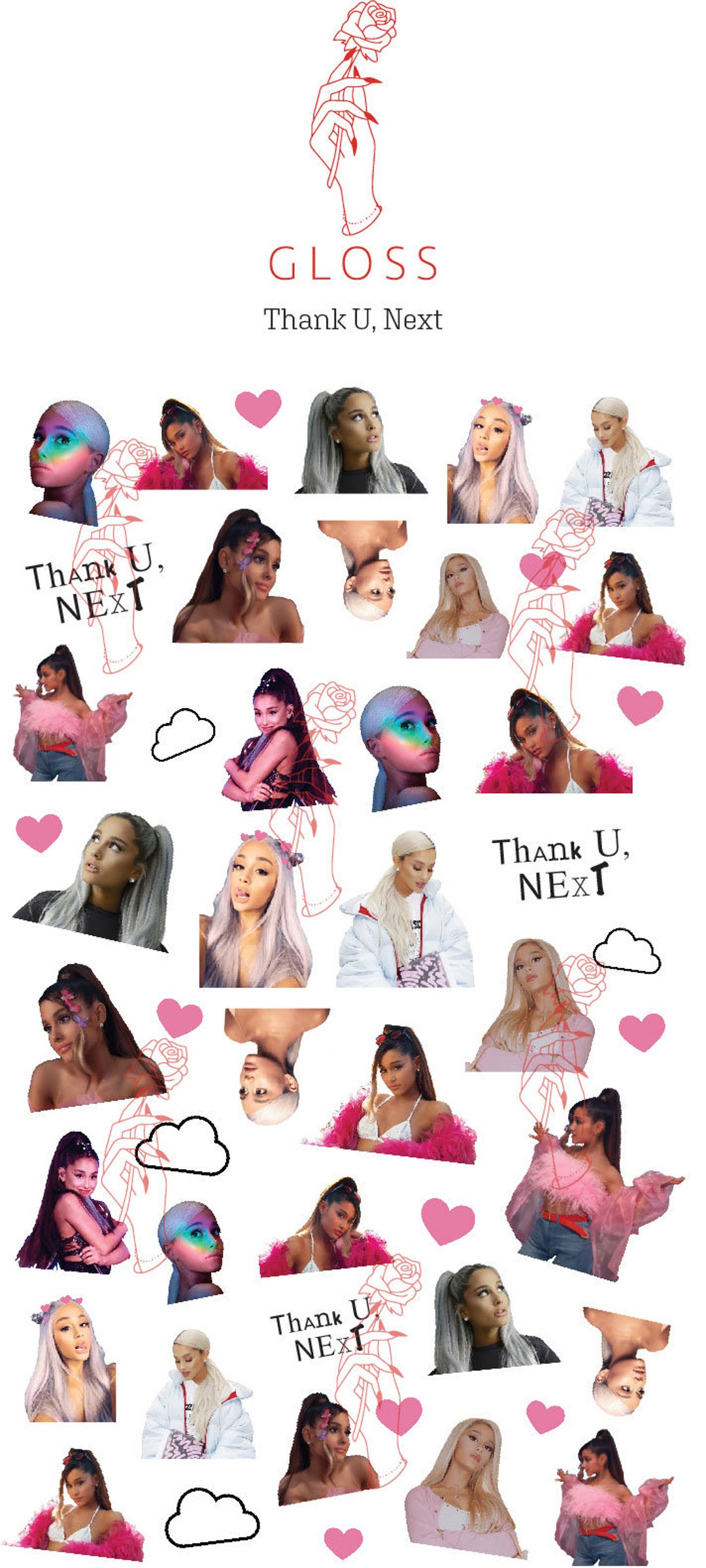 Thank U, Next |nail Decals| - Etsy