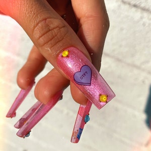 Loves Me, Loves Me Not |nail Decals| - Etsy