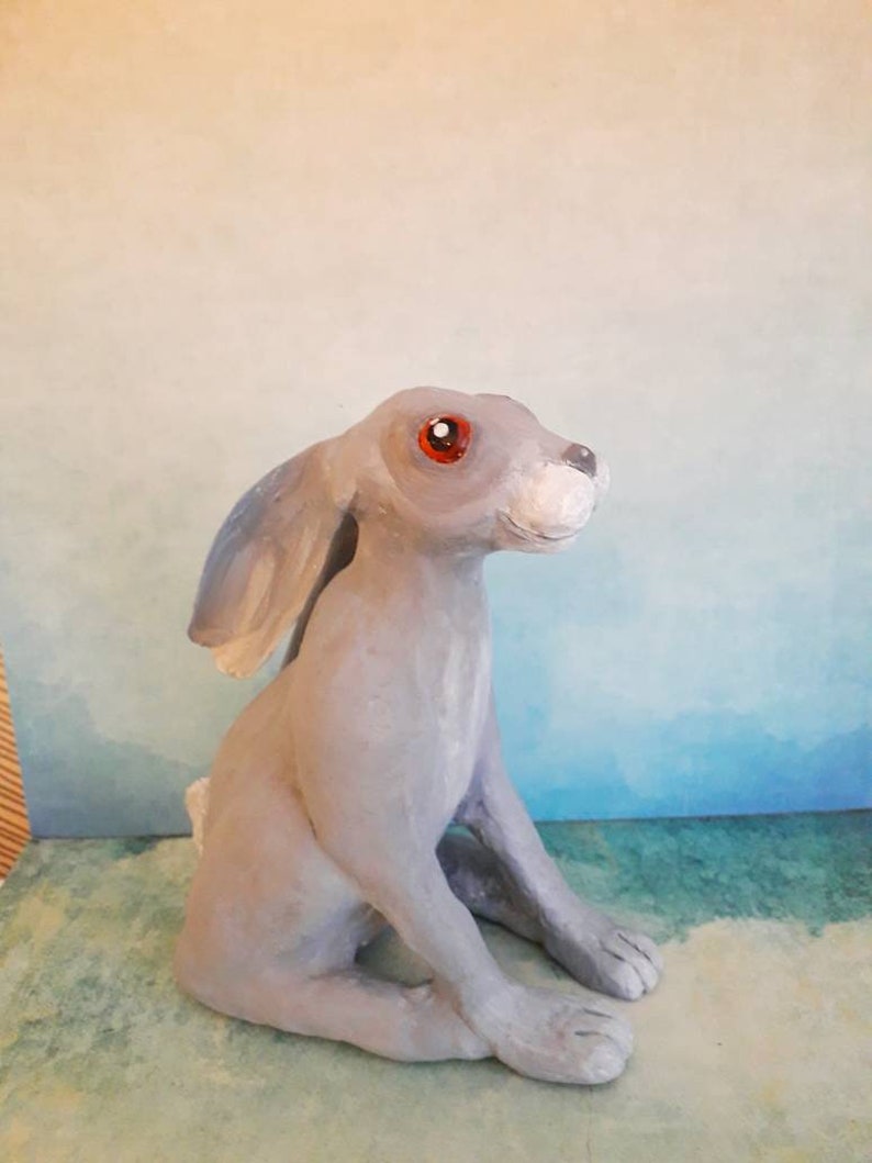 Paper Clay Hare - Etsy