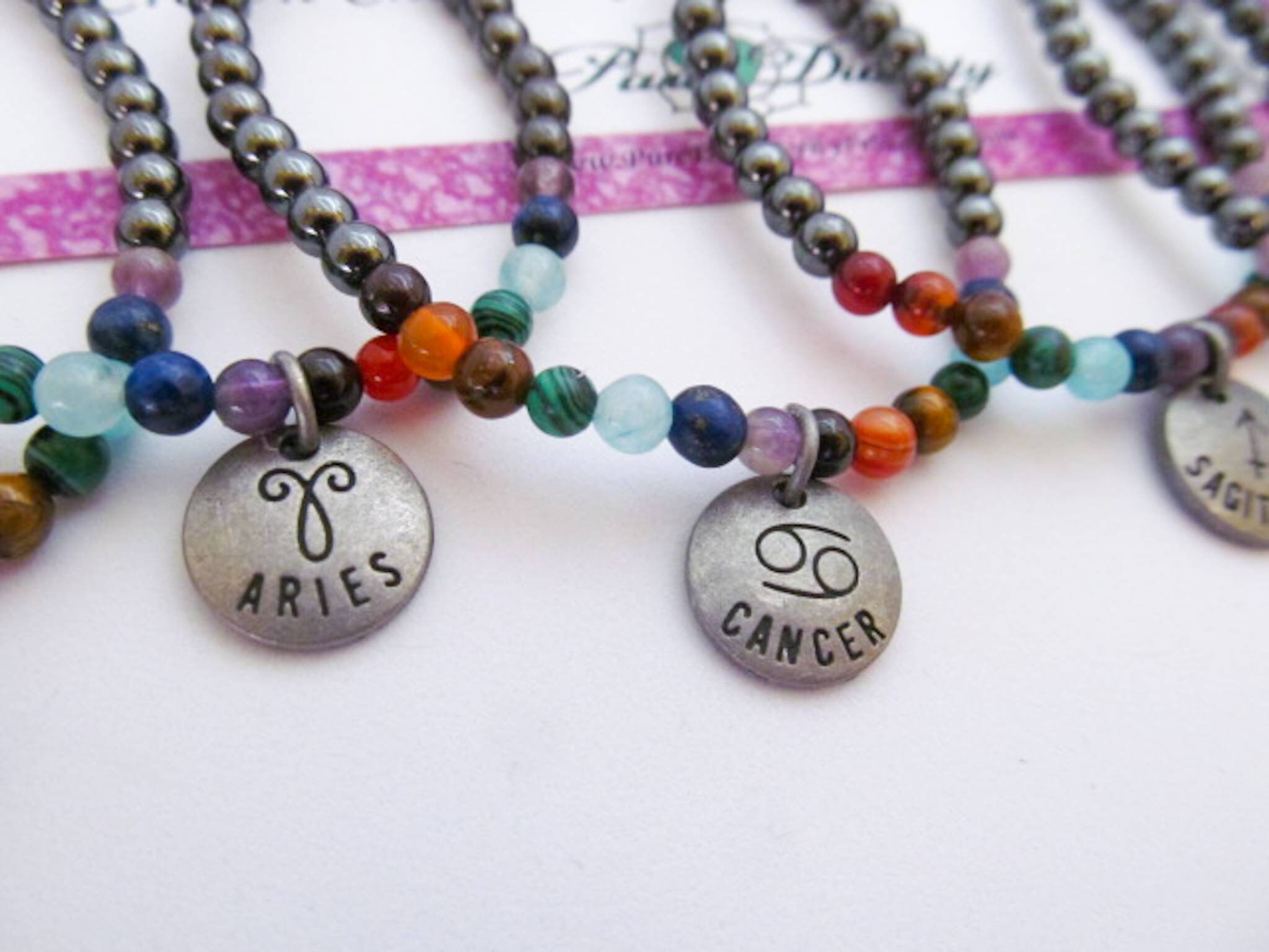 Taurus Chakra Balancing Zodiac Bracelet Chakra Bracelet | Etsy