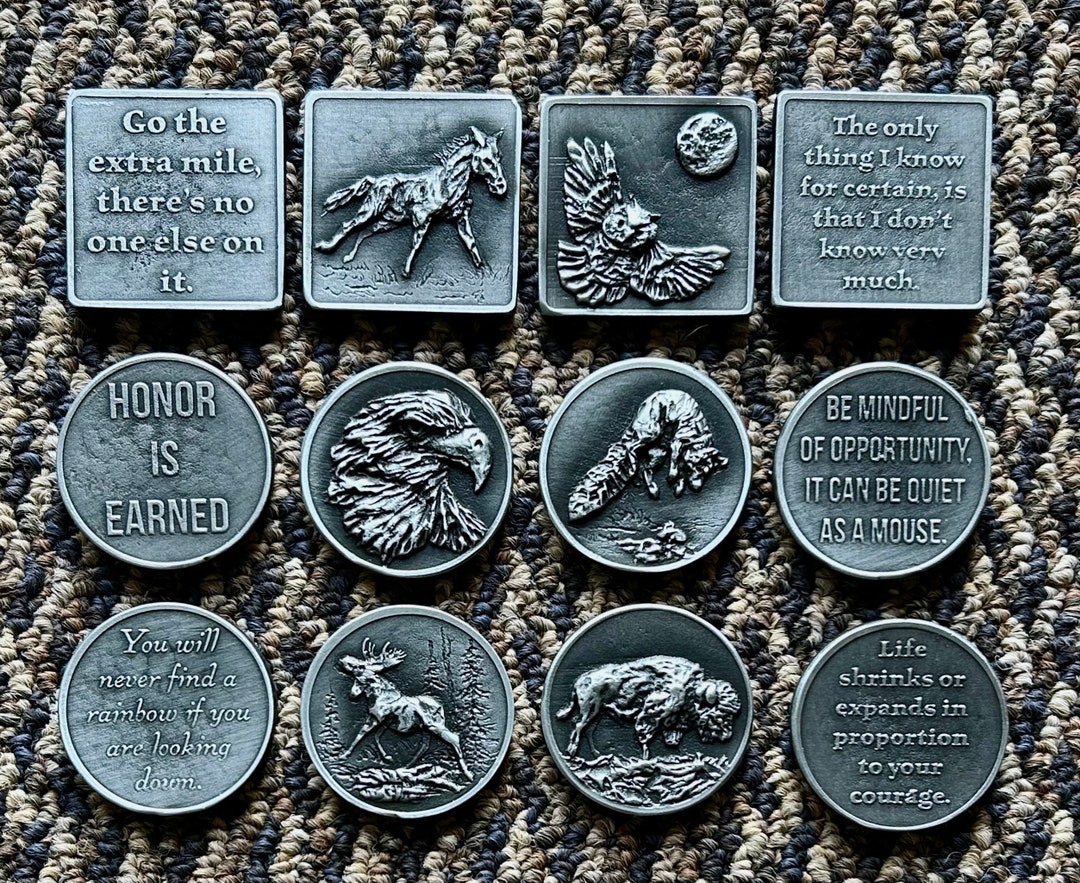 SET OF SIX!- Inspirational Tokens- Mixed Bag, Collect Them All or Buy ...