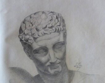 Rome pencil drawing | Etsy