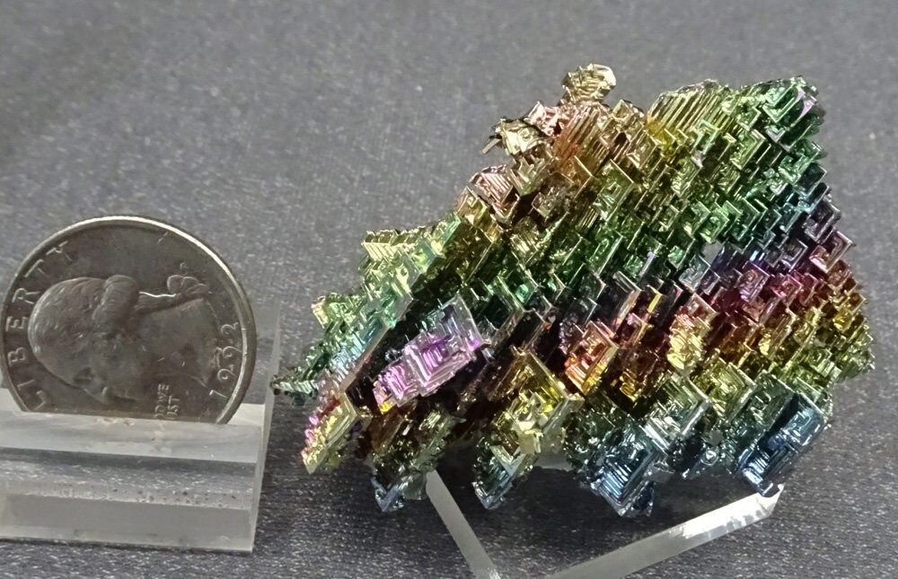 Bismuth Iridescent Laboratory-grown Crystals Mineral - Etsy