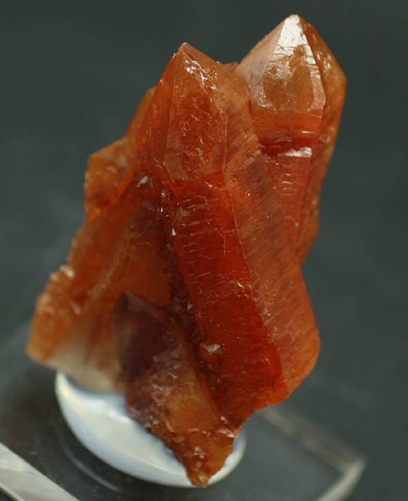 Gemmy Red Quartz Crystals Morocco Mineral Specimen for Sale - Etsy