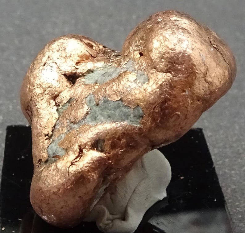 Copper, Lustrous Nugget, Michigan, Mineral Specimen for Sale - Etsy