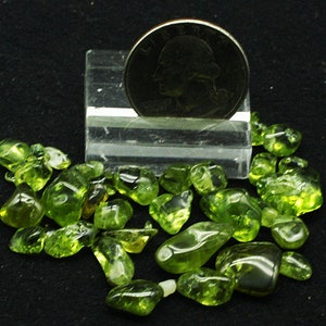 Tumbled and Polished Peridot, Mineral Specimens for Sale - Etsy