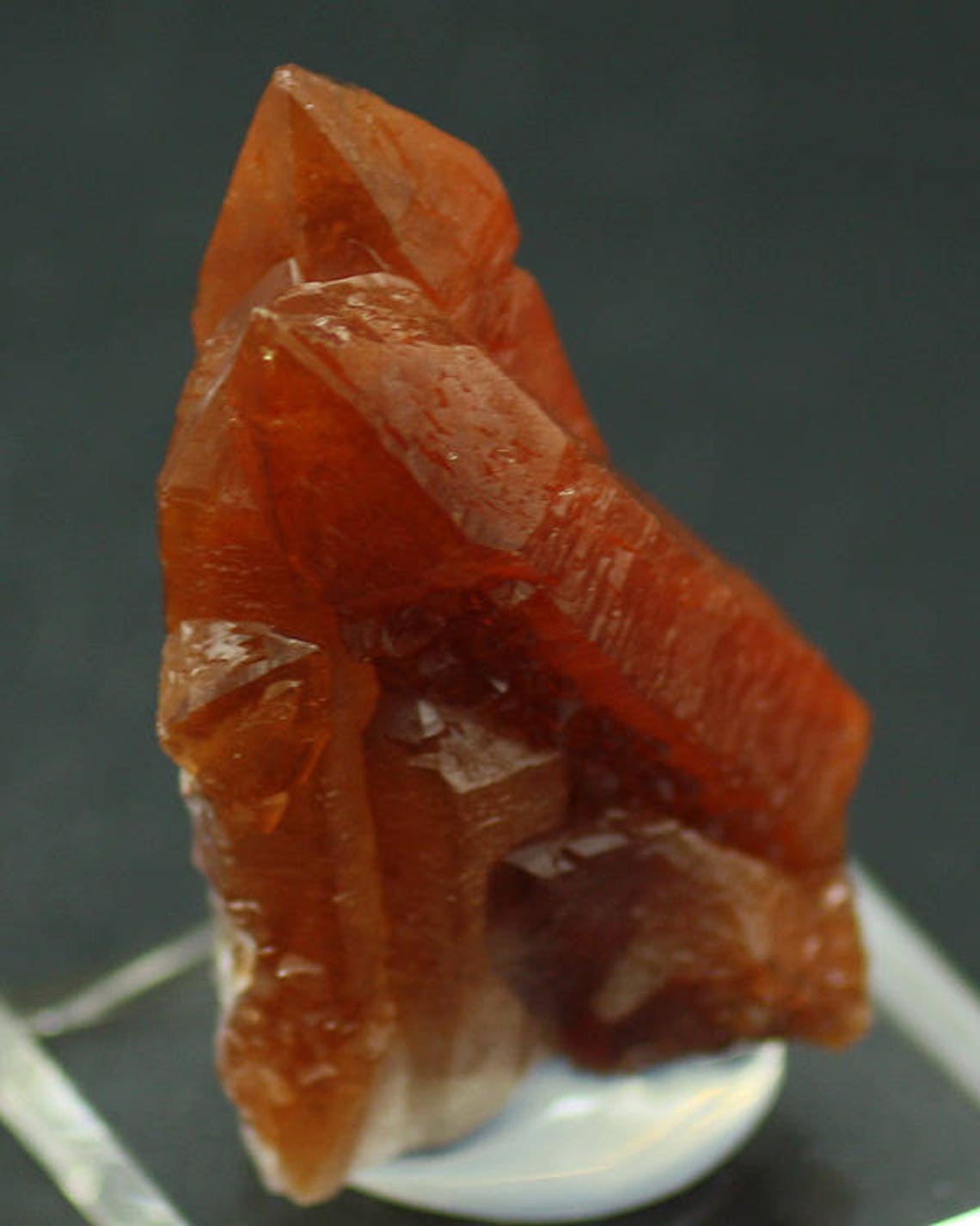 Gemmy Red Quartz Crystals, Morocco - Mineral Specimen for Sale - Etsy