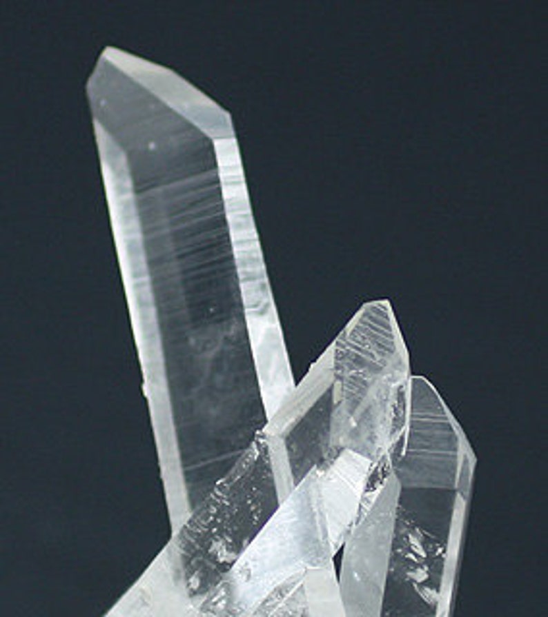 Water-clear Quartz crystal cluster Arkansas Mineral | Etsy