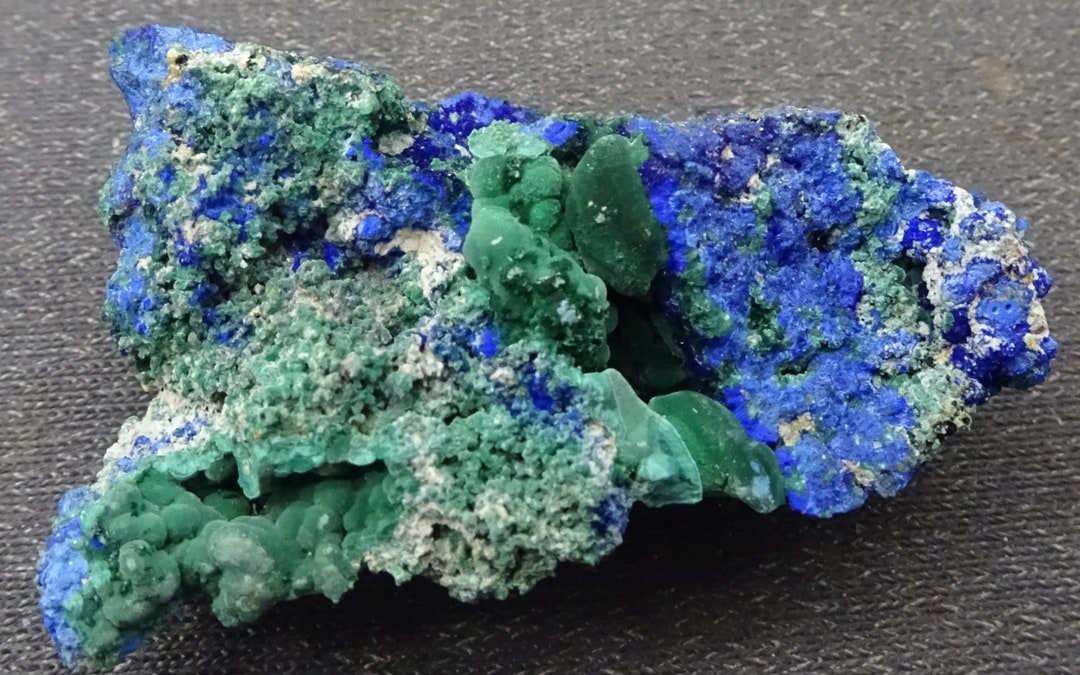 Azurite & Malachite, Utah - Mineral Specimen for Sale - Etsy