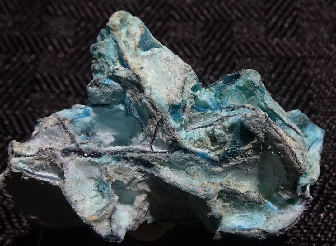Chrysocolla on Native Copper, Indonesia - Mineral Specimen for Sale - Etsy