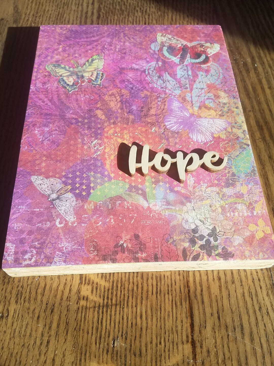 Upcycled Wood Decoupage Wall Art - Etsy