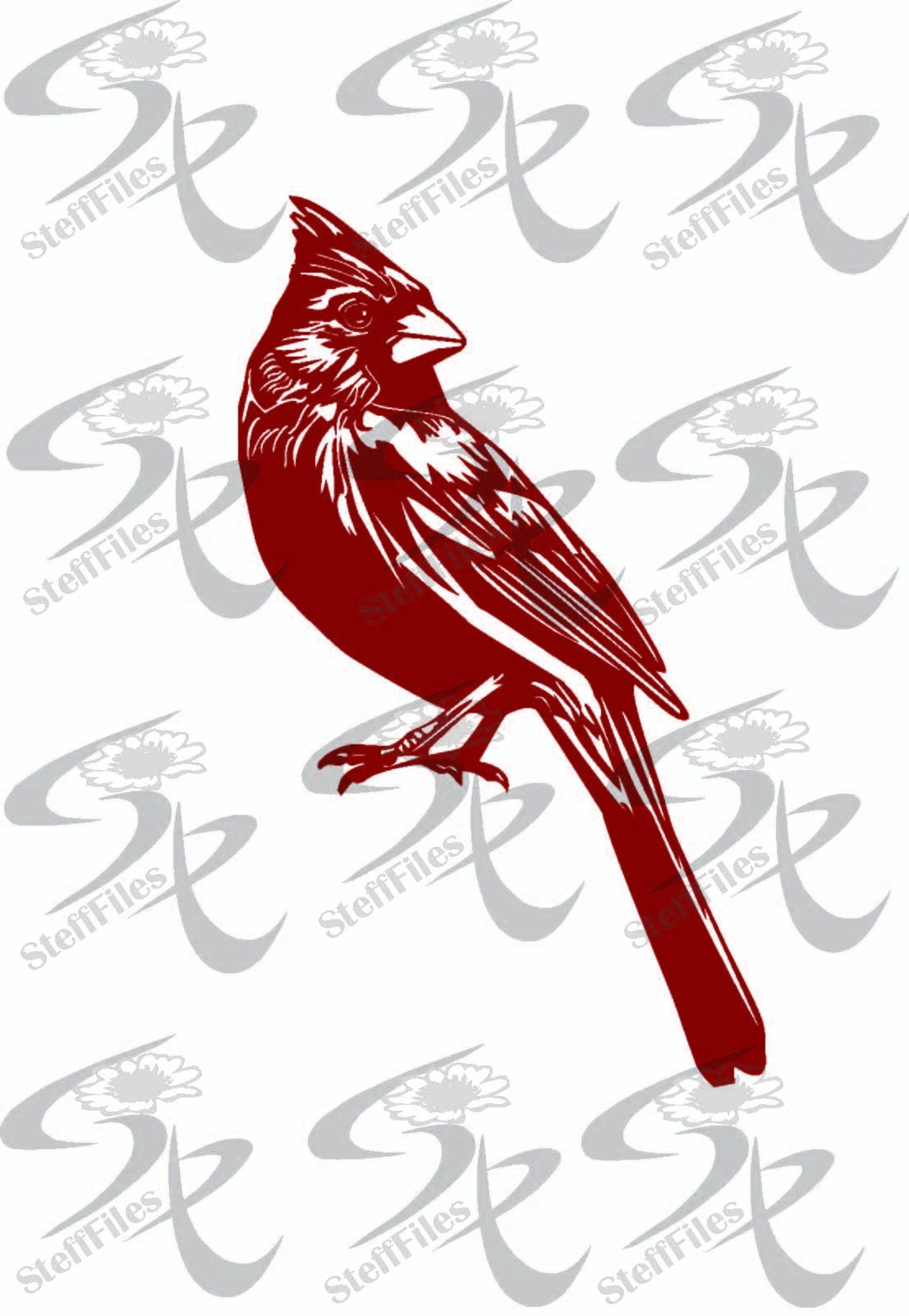 Cardinal Bird Svg Cardinal Vector SVG DXF Ai Png Eps - Etsy UK