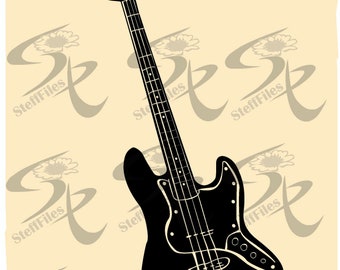 Bass Guitar Svg | Etsy