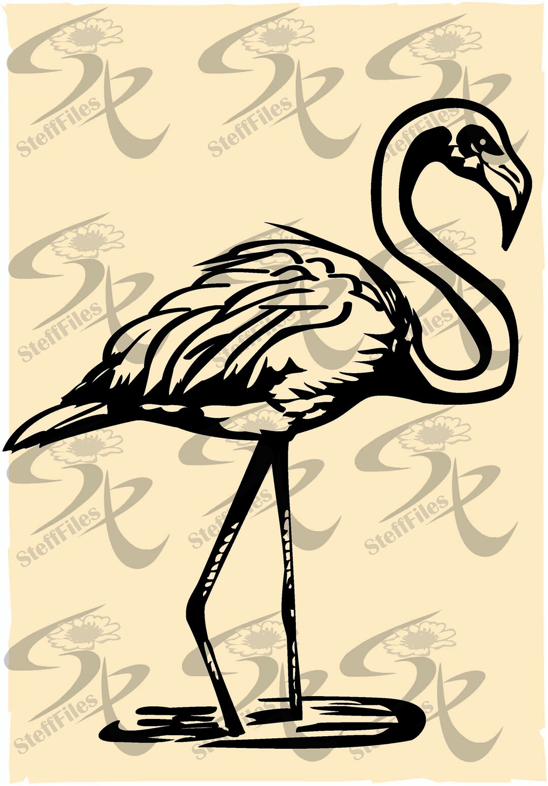 FLAMINGO BIRD Svg,dxf, Ai, Png, Eps, Jpg, Silhouette, Various,animals ...