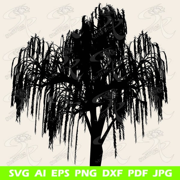 Willow Tree Svg - Etsy