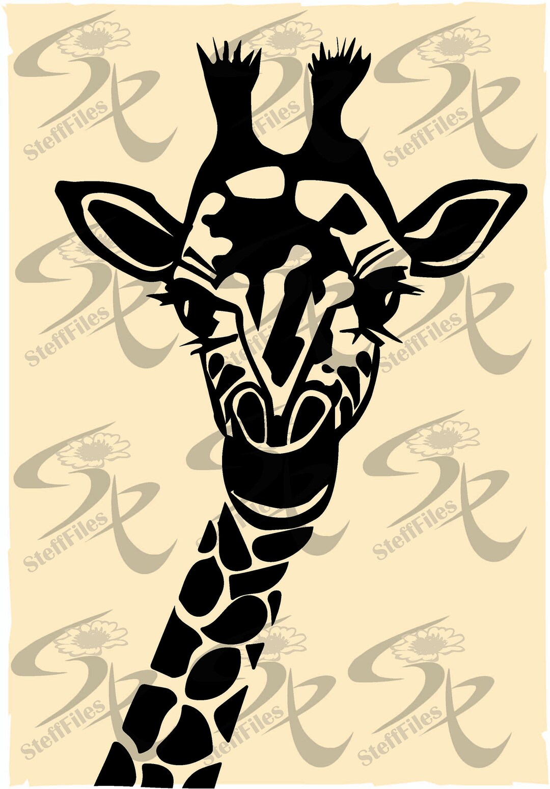 JIRAFA ANIMALES SVG, dxf, ai, png, eps, jpg, silueta, descargar ...