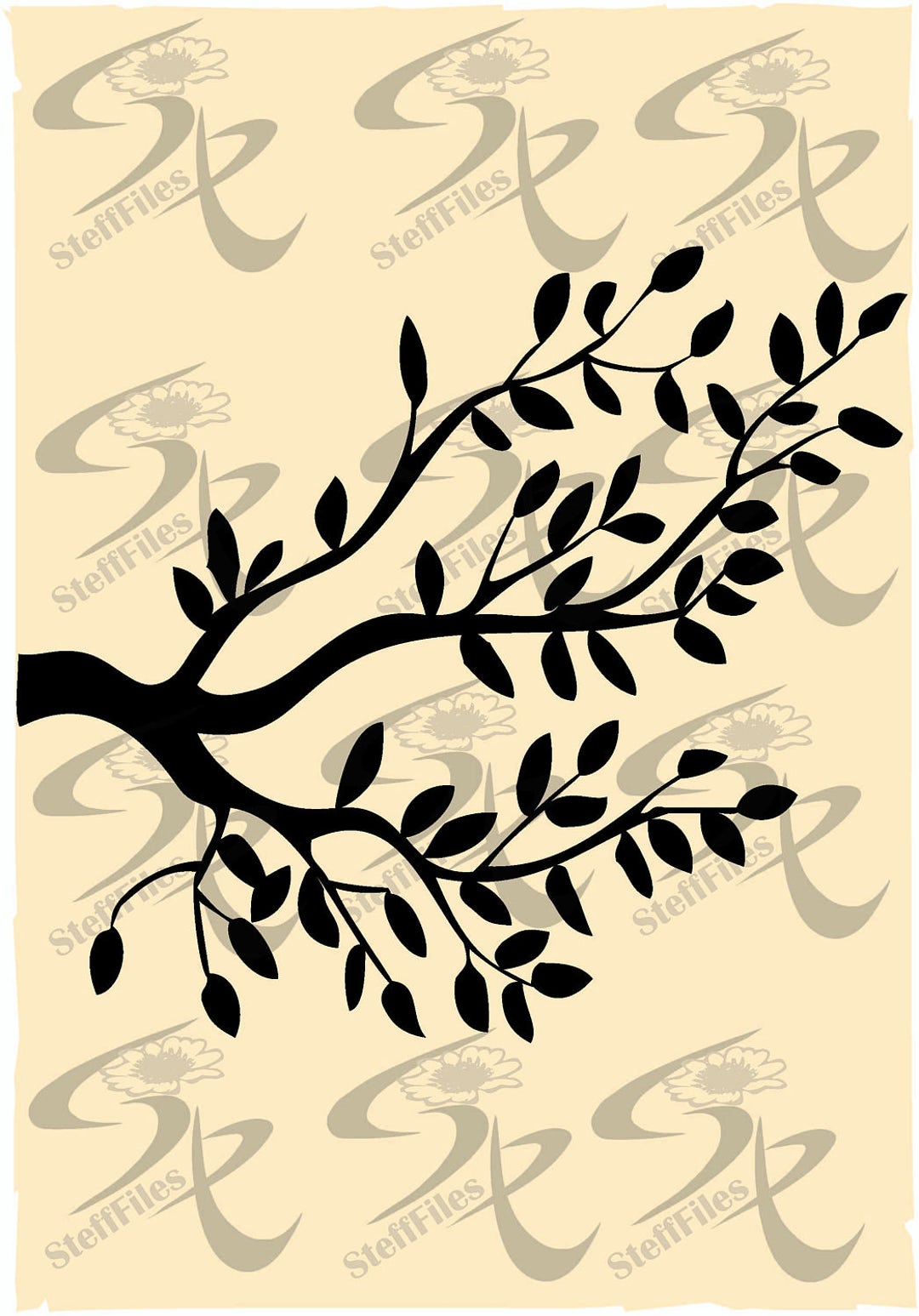 RAMAS SVG, Árbol svg, siluetas, SVG, dxf, ai, png, eps, jpg, Descargar ...