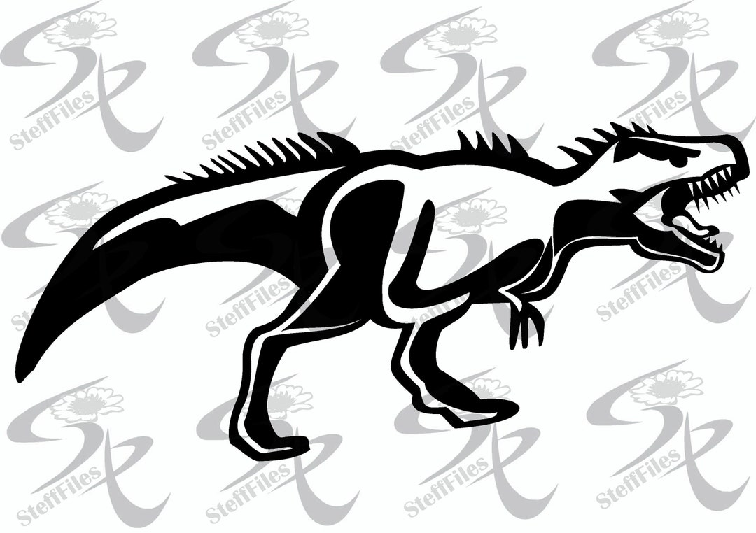 T-REX Tyrannosaurus SVG Dxf,eps,ai,png,jpg , Clipart , Digital Images ...
