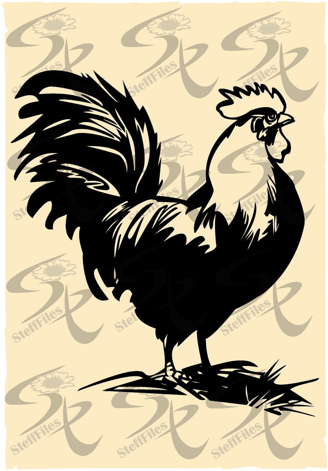 HAHN HAHN SVG, Hahn dxf, Tiere, dxf, ai, png, eps, jpg, Download ...