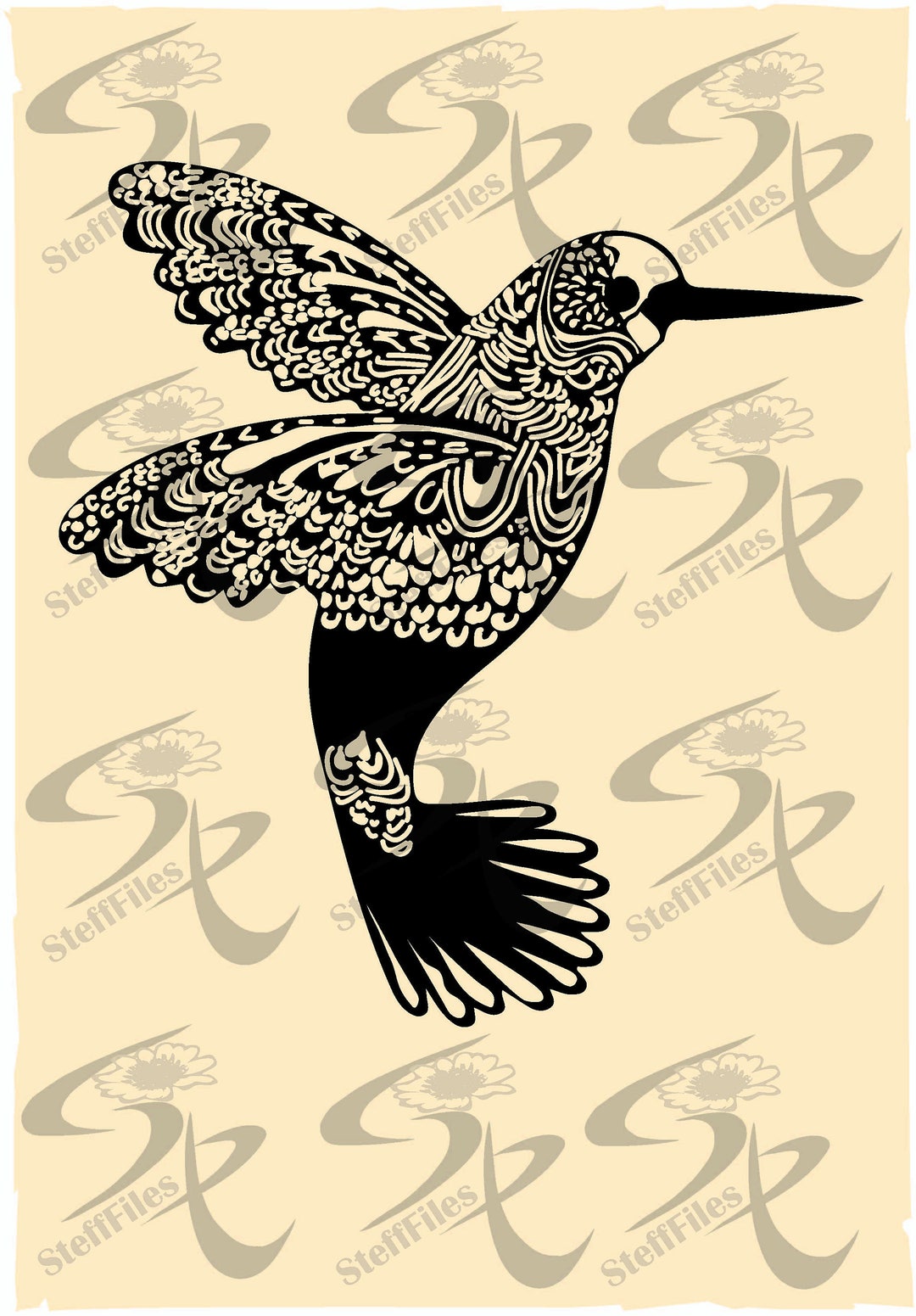 HUMMINGBIRD BIRD SVG Dxf Ai Png Eps Jpg Silhouette - Etsy