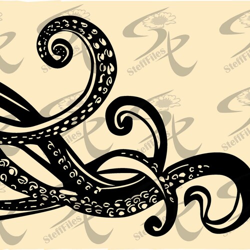 Octopus Svg Png and Jpeg Eps Dxf Files Instant Download - Etsy