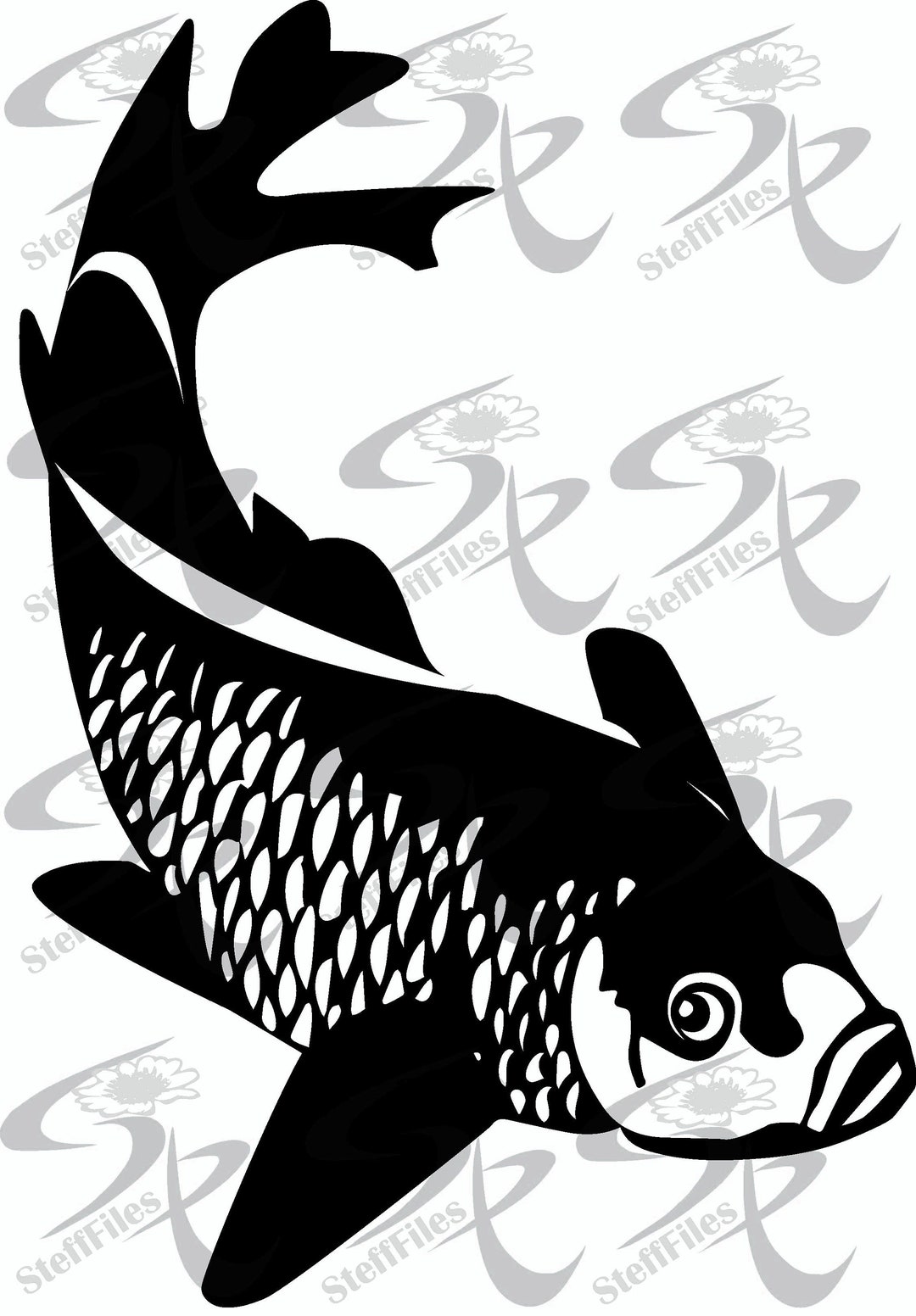FISH SVG DXF, Silhouette, Clip Art, Ai, Png, Eps, Jpg, Download Files ...