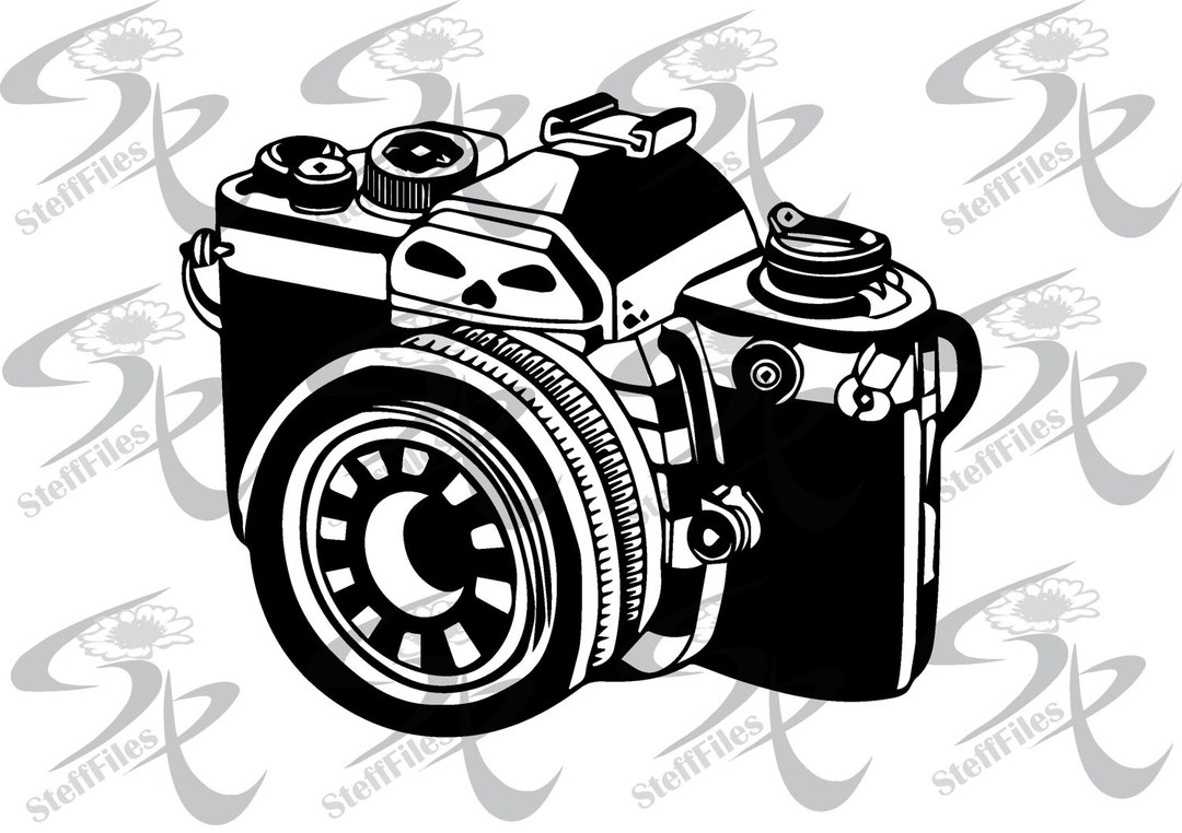 CAMERA SVG, CAMERA Dxf, Jpg, Eps, Ai, Png, Art Print, Graphical Image ...